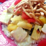 Hawaiian Chicken Haystacks Recipe - Mom Spark