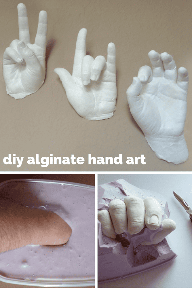 DIY: How to Create Hand Casting Art Using Alginate - Mom Spark