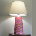 DIY Mod Podge and Gift Wrap Lamp - Mom Spark