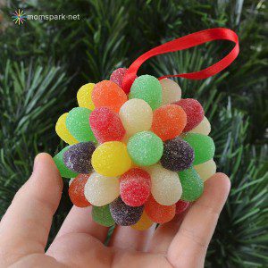 Gum Drop Christmas Ornaments DIY Craft