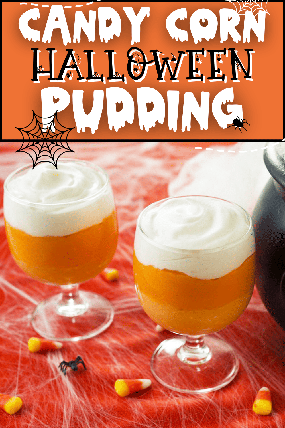 Halloween Candy Corn Pudding Recipe - Mom Spark