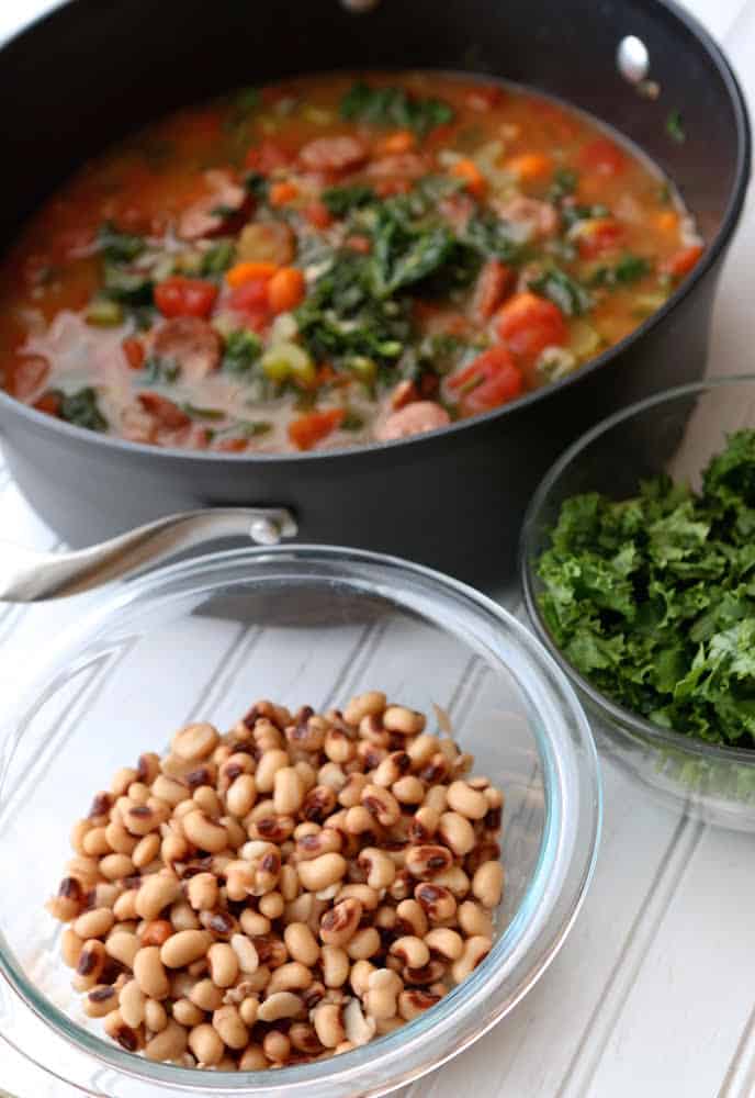 New Year's Good Luck Soup - Mom Spark