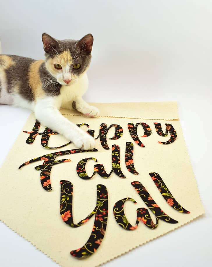 DIY Happy Fall Y'all Banner Decor - Mom Spark - Mom Blogger