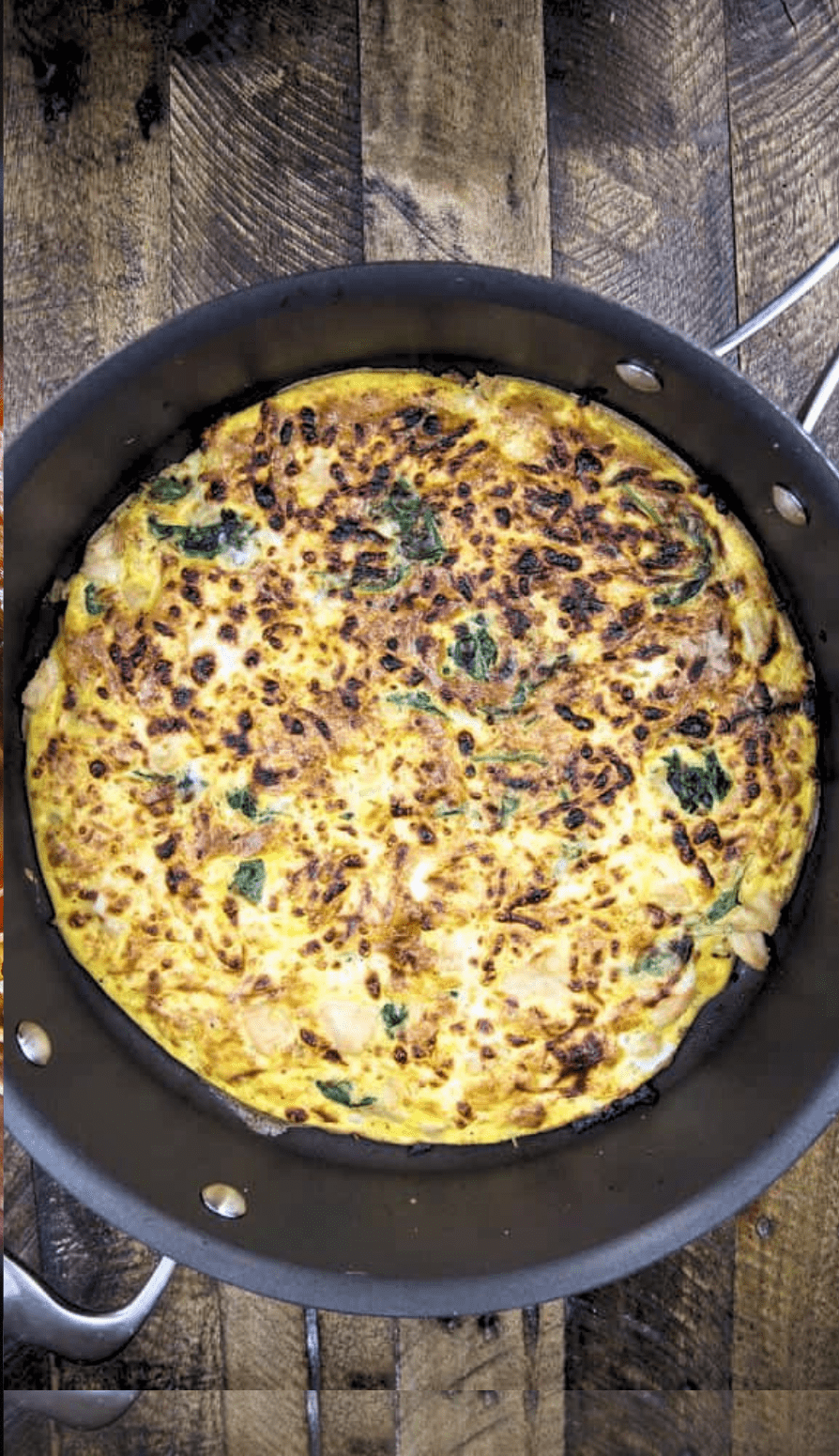 Cheesy Leftover Turkey Frittata Recipe - Mom Spark
