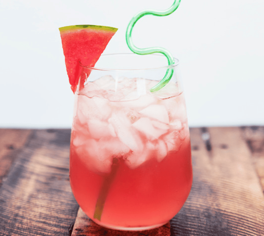 Watermelon Vodka Spritzer Drink Recipe - Mom Spark