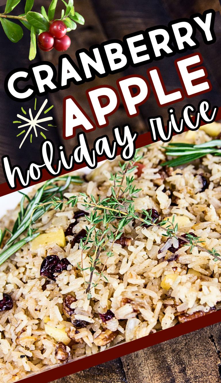 Cranberry Apple Holiday Rice Recipe - Mom Spark