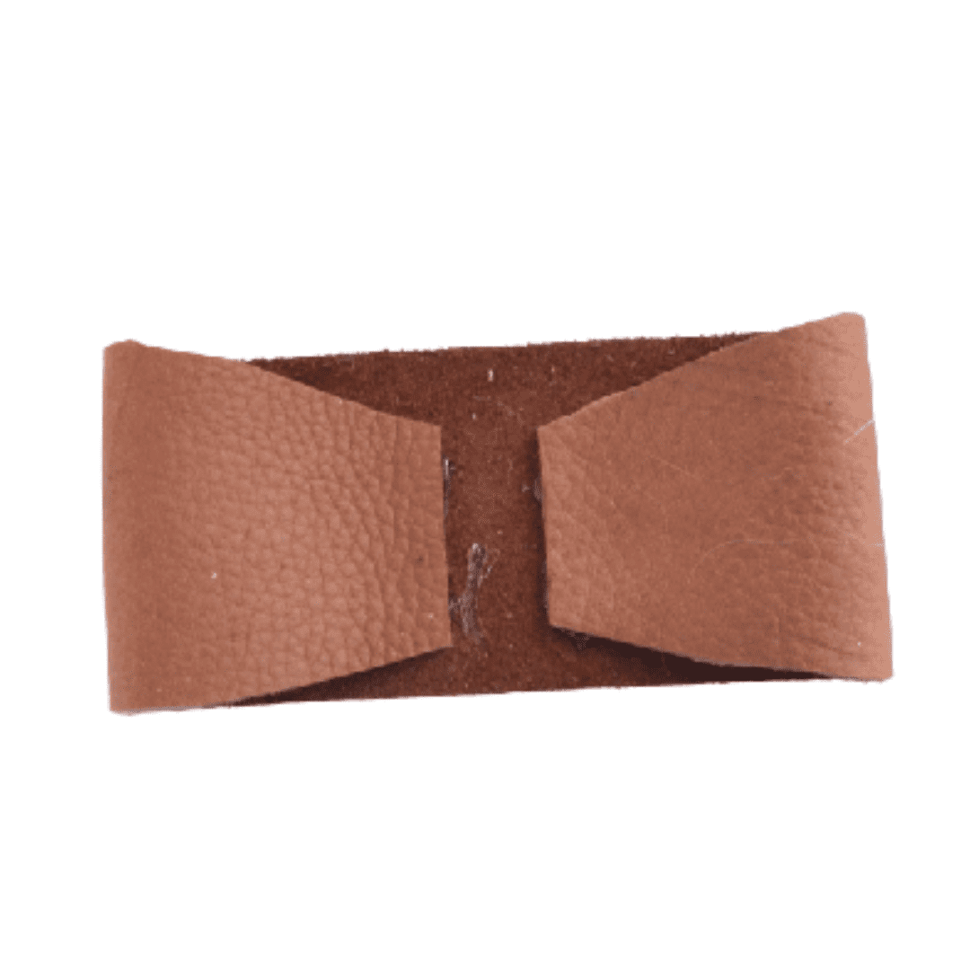 DIY Leather Hair Bows - Mom Spark