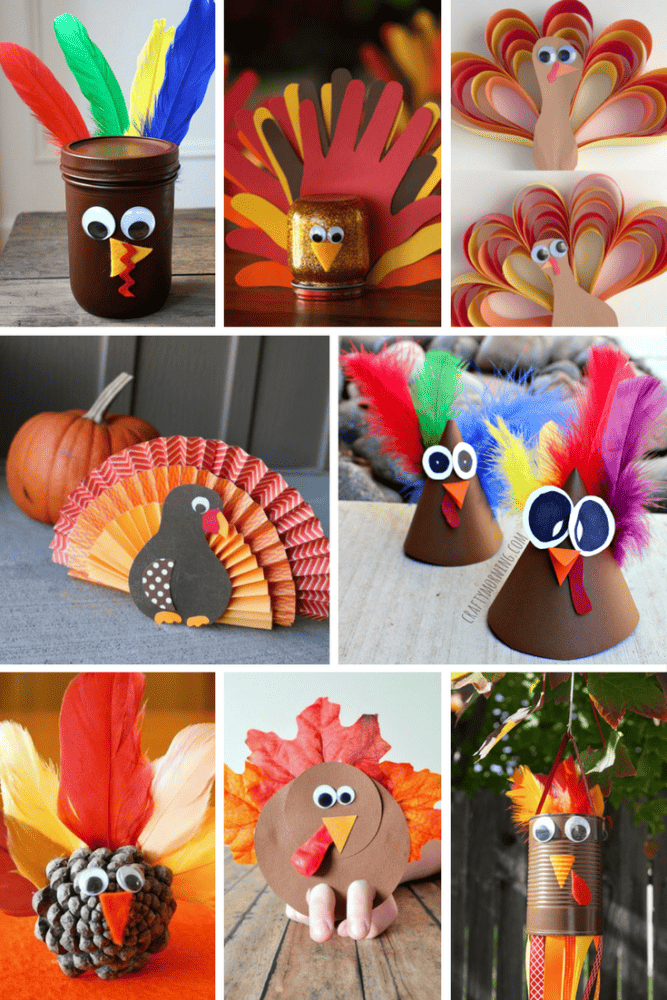 17 Turkey Crafts to Make with Kids - Mom Spark