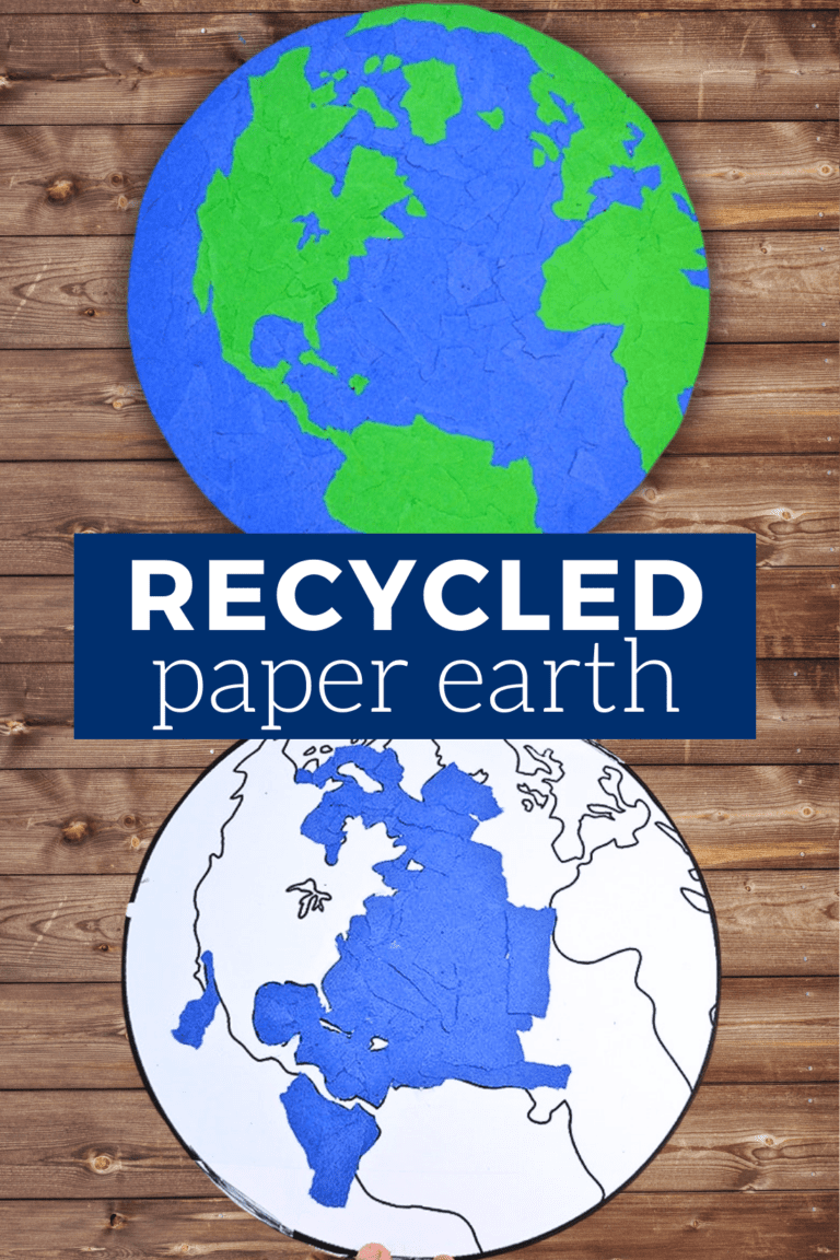 Recycled Paper Earth Craft - Mom Spark