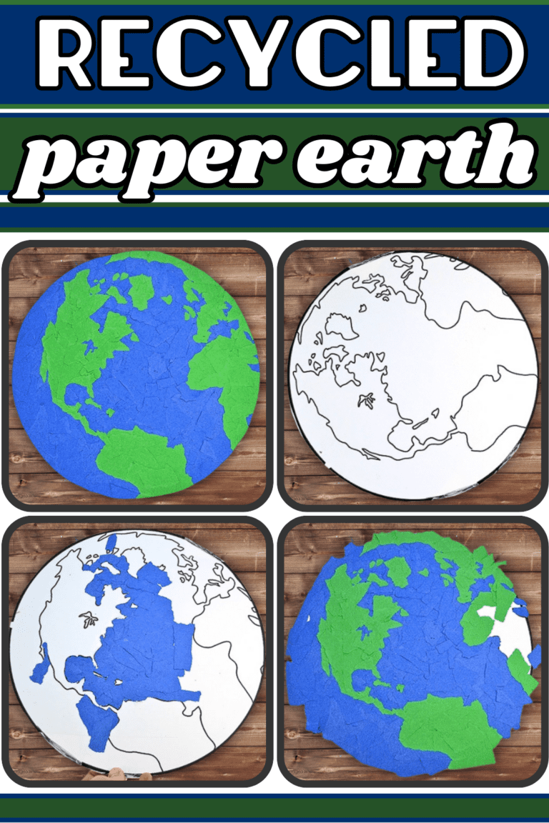 Recycled Paper Earth Craft - Mom Spark