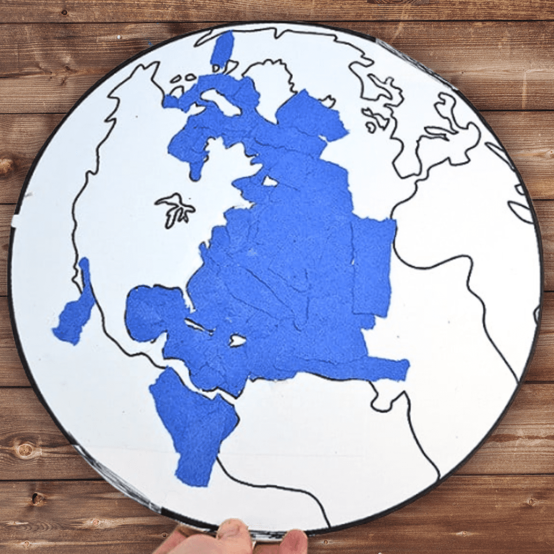 Recycled Paper Earth Craft - Mom Spark